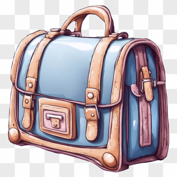 Download Blue Cartoon Backpack Cartoons Online - Creative Fabrica