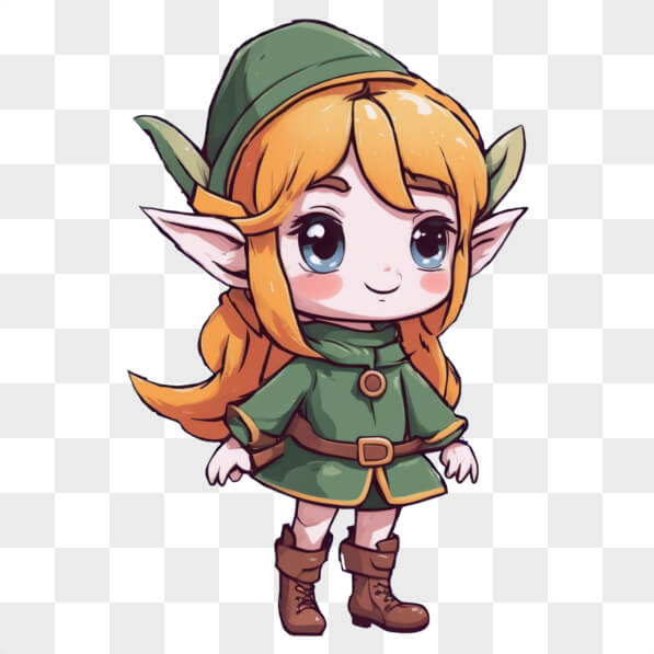 Download Stylized Elf Character Cartoons Online - Creative Fabrica