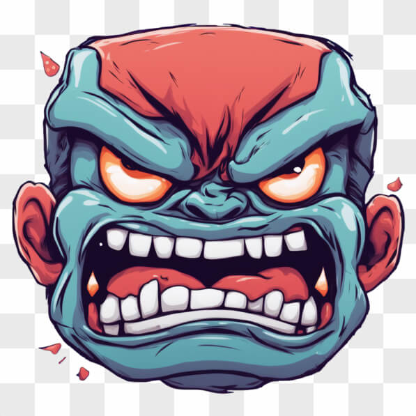 Download Angry Cartoon Face Cartoons Online - Creative Fabrica