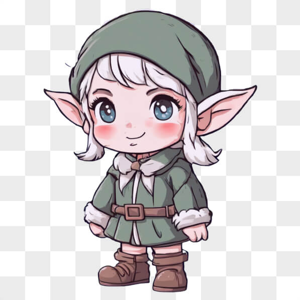 Download Chibi Elf Character Cartoons Online - Creative Fabrica