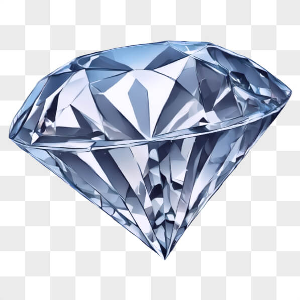 Download Sparkling Diamond with Clear Facets Cartoons Online - Creative ...