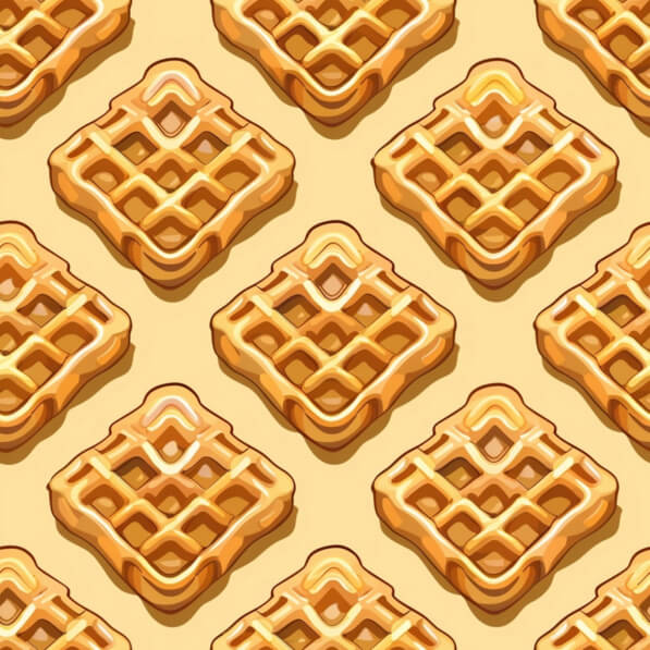 Download Pattern of Waffles Patterns Online - Creative Fabrica
