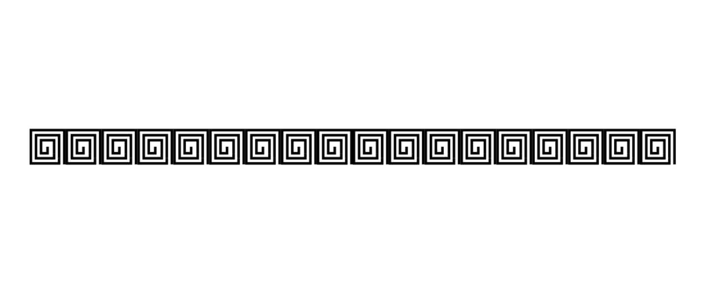 Download Greek Key Pattern in Black and White Borders & Corners Online ...