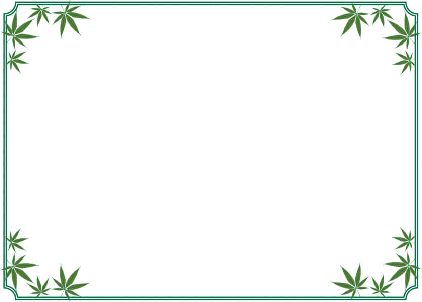 Download Cannabis Leaf Border Design Frames Online - Creative Fabrica