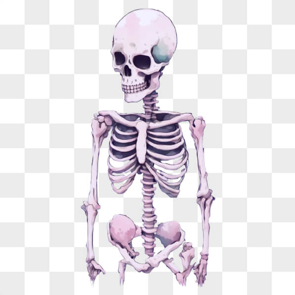 Scarica Illustrazione di Scheletro Stilizzato Cartoni animati Online ...