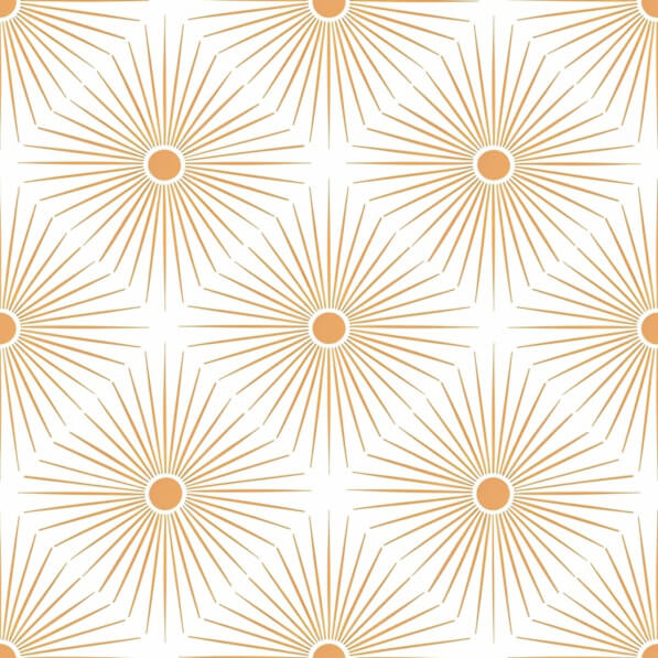 Download Sunburst Pattern in Soft Orange Patterns Online - Creative Fabrica
