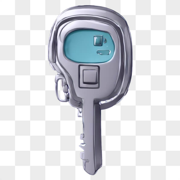 Download Modern Key Fob with Blue Display Cartoons Online - Creative ...