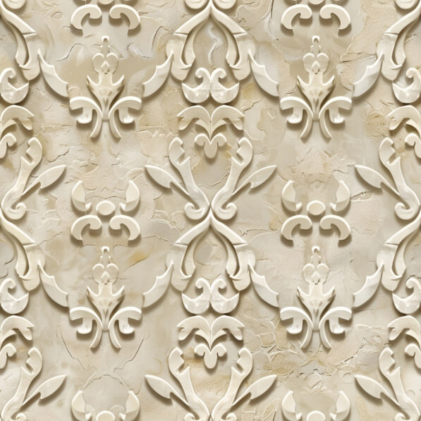 Download Elegant Damask Wallpaper Design Patterns Online - Creative Fabrica