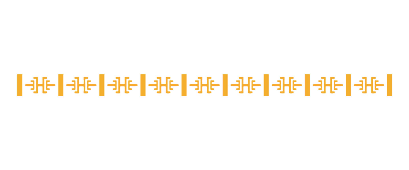 Download Stylized Geometric Pattern in Orange Borders & Corners Online ...