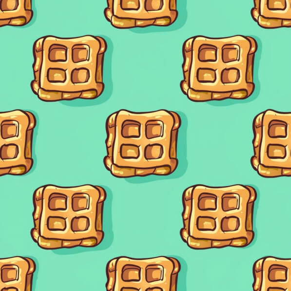 Download Colorful Waffle Pattern on Turquoise Background Patterns ...