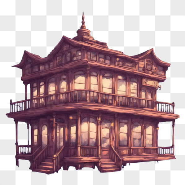 Download Intricate Multi-Story Building Cartoons Online - Creative Fabrica