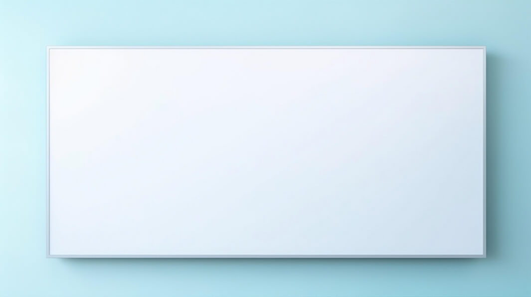 Descarga Pizarra minimalista en pared azul claro Mockups En Línea ...