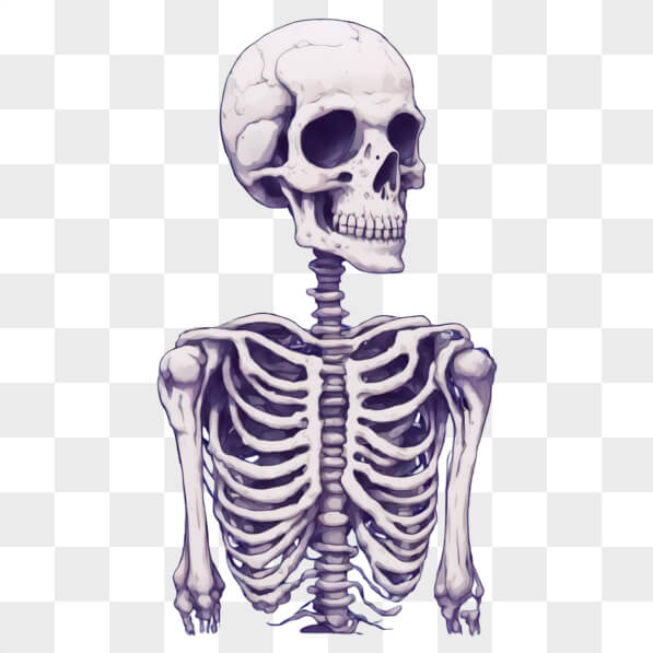 Descarga Ilustración de un esqueleto humano Cartoons En Línea - Creative Fabrica