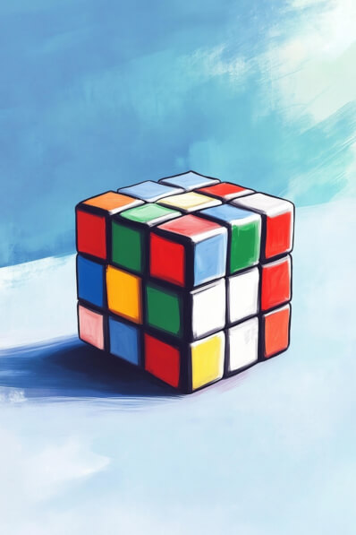 Download Artistic representation of a Rubik's Cube Backgrounds Online ...