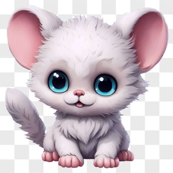 Download Cute Fluffy Cartoon Creature Cartoons Online - Creative Fabrica