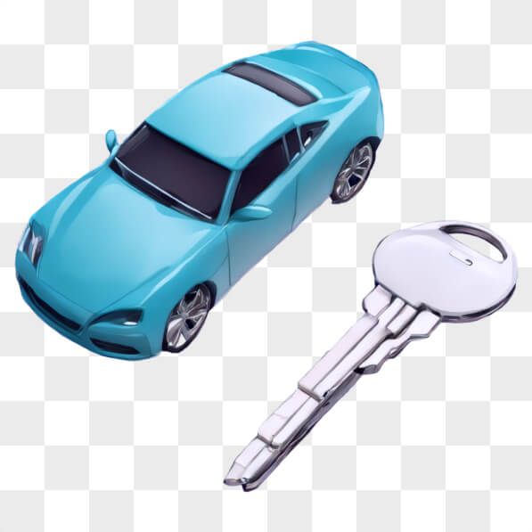 Download Toy Car and Key Cartoons Online - Creative Fabrica