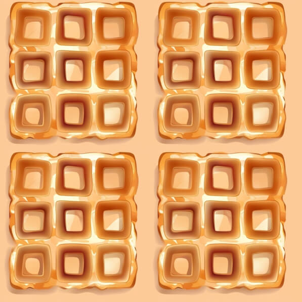 Download Stylized Waffles in a Grid Pattern Patterns Online - Creative ...