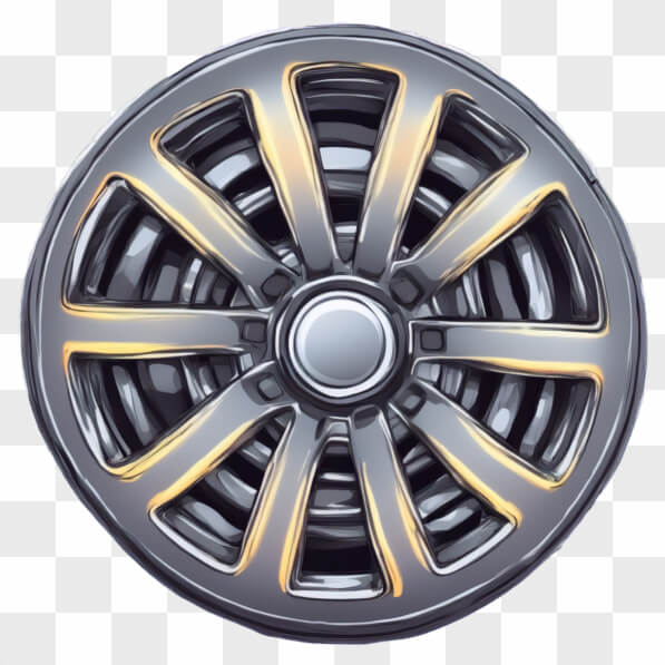 Download Stylish Car Wheel Rim Cartoons Online - Creative Fabrica