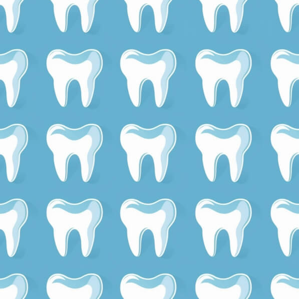 Download Stylized Tooth Pattern on Blue Background Patterns Online ...