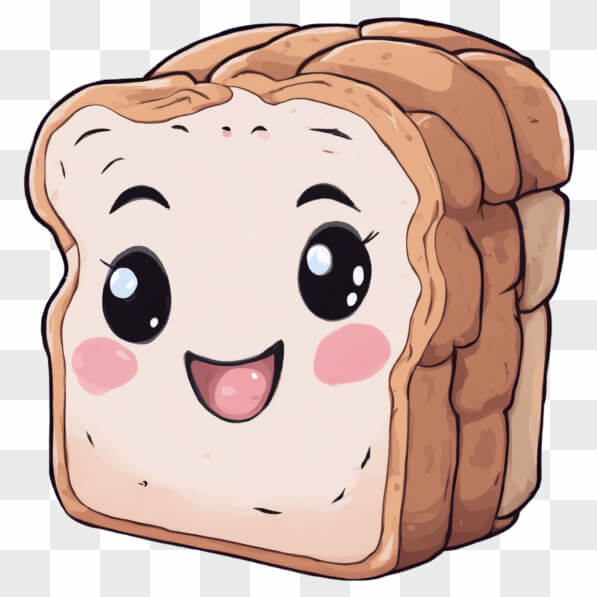 Download Happy Animated Slice of Bread Cartoons Online - Creative Fabrica
