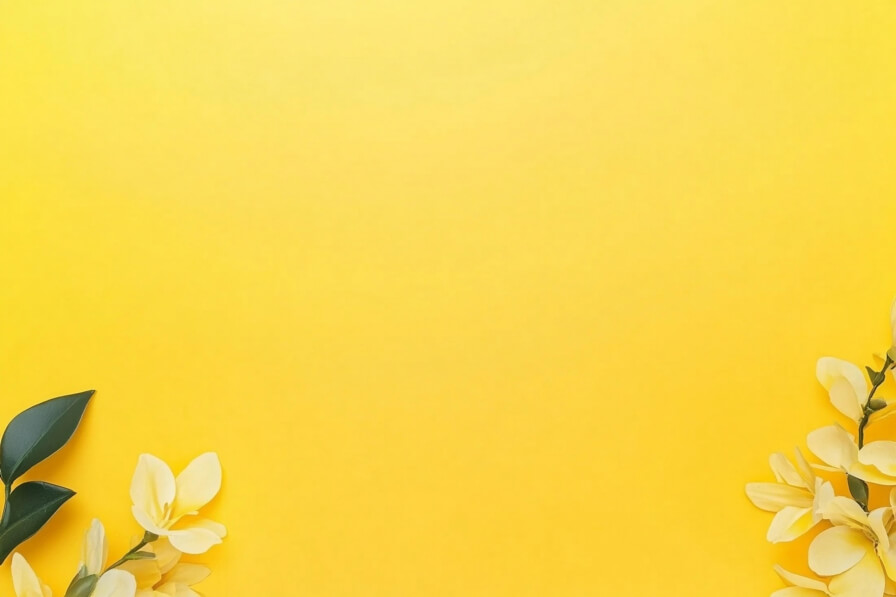 Descarga Fondo amarillo con flores Fondos En Línea - Creative Fabrica