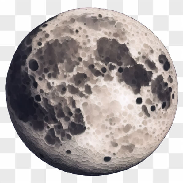 Download Detailed Representation of the Moon Cartoons Online - Creative ...