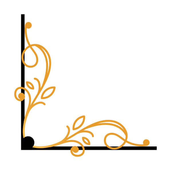 Download Decorative Floral Corner Design Borders & Corners Online ...