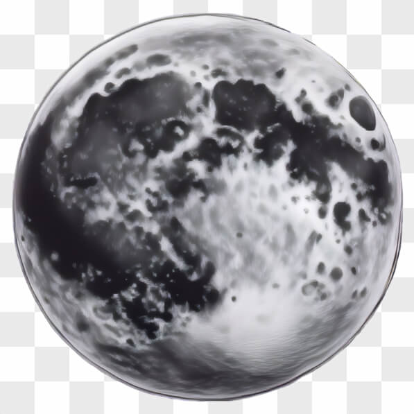 Download Realistic depiction of the Moon Cartoons Online - Creative Fabrica