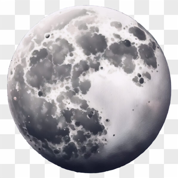 Download Realistic Illustration of the Moon Cartoons Online - Creative ...