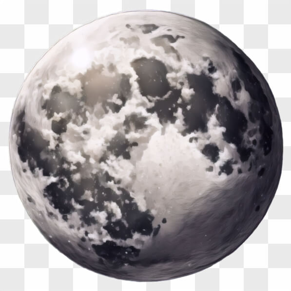 Download Detailed Representation of the Moon Cartoons Online - Creative ...