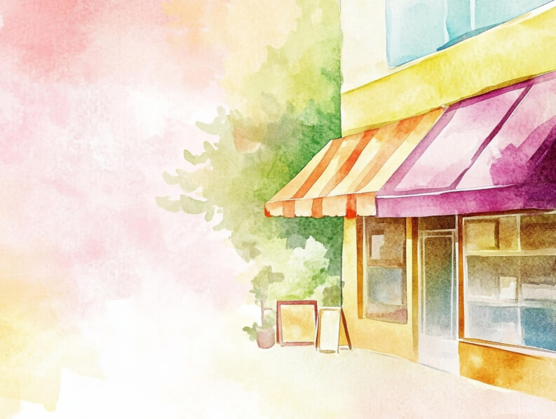 Download Quaint Shopfront in Watercolor Backgrounds Online - Creative ...