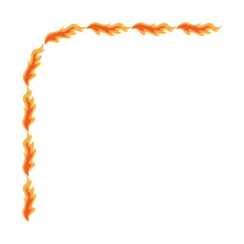 Download Stylized Flame Border Design Borders & Corners Online ...