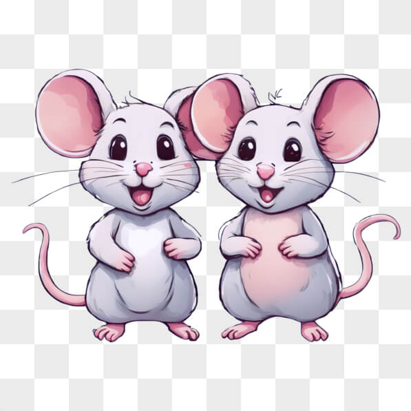 Download Two Cartoon Mice Smiling Together Cartoons Online - Creative ...