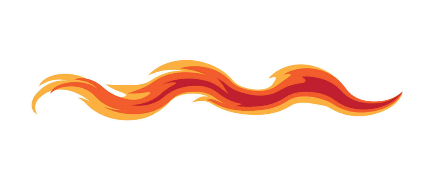 Download Swirling Flame Design in Orange and Red Borders & Corners ...