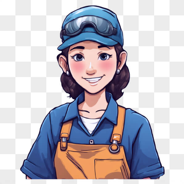 Download Cheerful Young Woman in Work Attire Cartoons Online - Creative ...