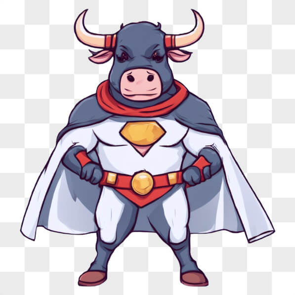 Download Superhero Bull Character Cartoons Online - Creative Fabrica