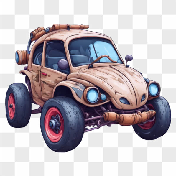 Download Stylized Off-Road Buggy Car Cartoons Online - Creative Fabrica