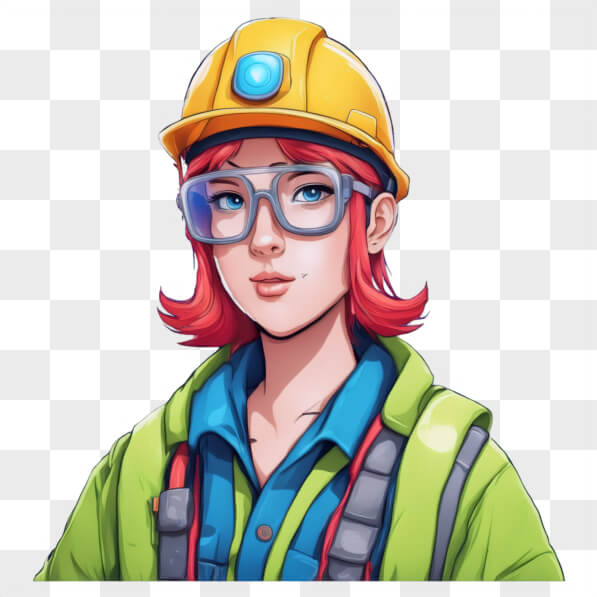 Download Female Construction Worker Cartoons Online - Creative Fabrica