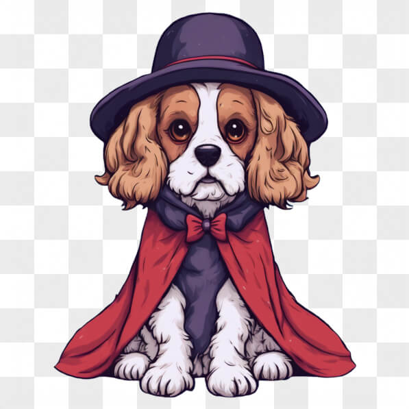 Descarga Perro de caricatura con sombrero de copa y capa Cartoons En ...