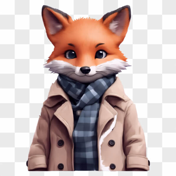 Download Stylish Animated Fox Character Cartoons Online - Creative Fabrica