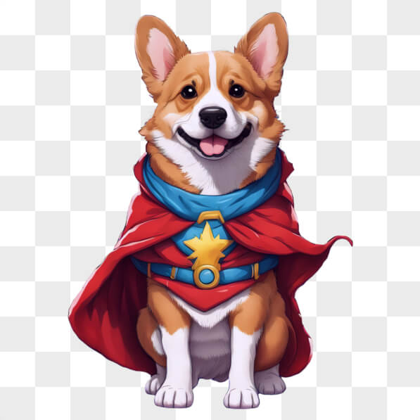 Download Superhero Corgi Cartoons Online - Creative Fabrica