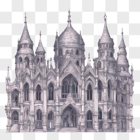 Download Intricate Gothic Castle Architecture Cartoons Online ...