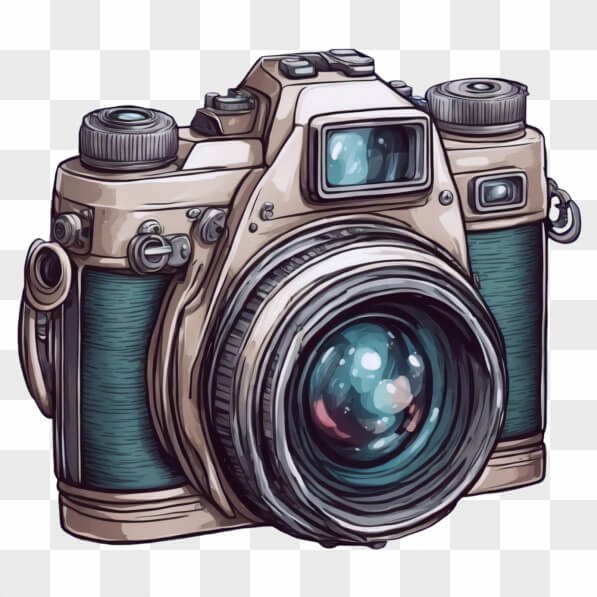 Download Vintage Camera with Artistic Detail Cartoons Online - Creative ...