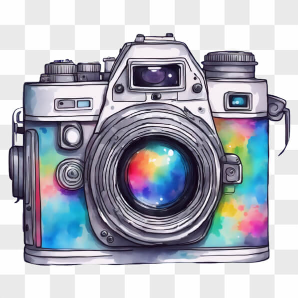 Download Colorful Vintage Camera Illustration Cartoons Online ...