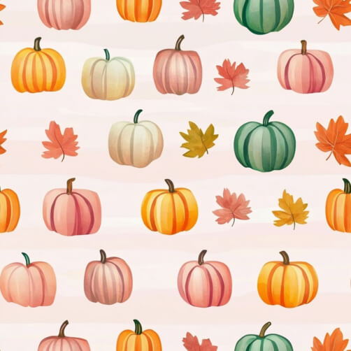Download Fall-themed Seamless Pattern with Pumpkins, Sunflowers, and ...