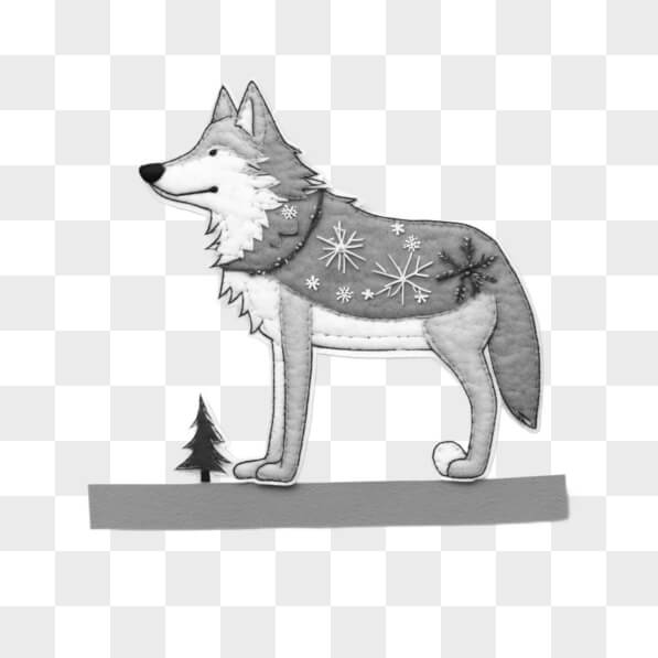 Download Whimsical Wolf Illustration Sketches Online - Creative Fabrica