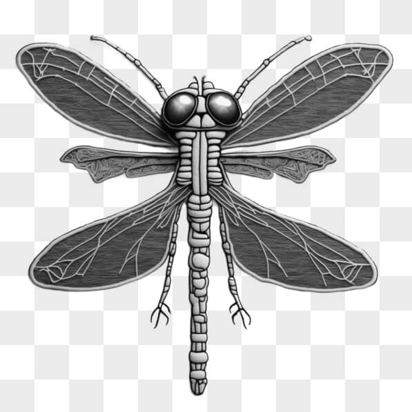 Download Intricate Dragonfly Design Sketches Online - Creative Fabrica