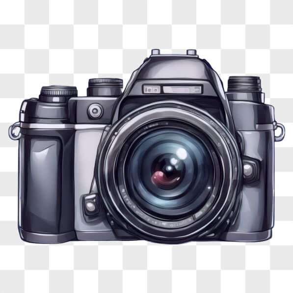 Download Stylized Camera with Modern Design Cartoons Online - Creative ...