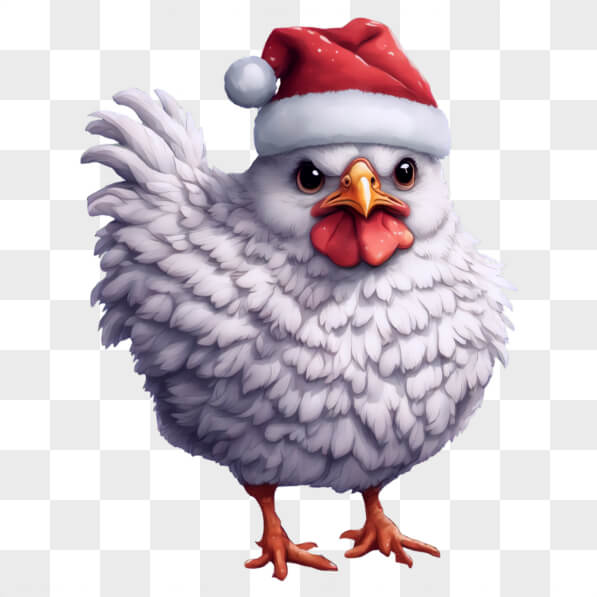 Descarga Pollo de dibujo animado con sombrero de Santa Cartoons En ...