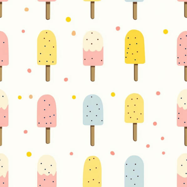 Download Colorful Ice Cream Popsicles Pattern Patterns Online ...